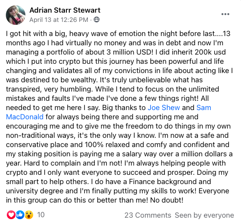 Success Stories - Crypto Consulting Institute