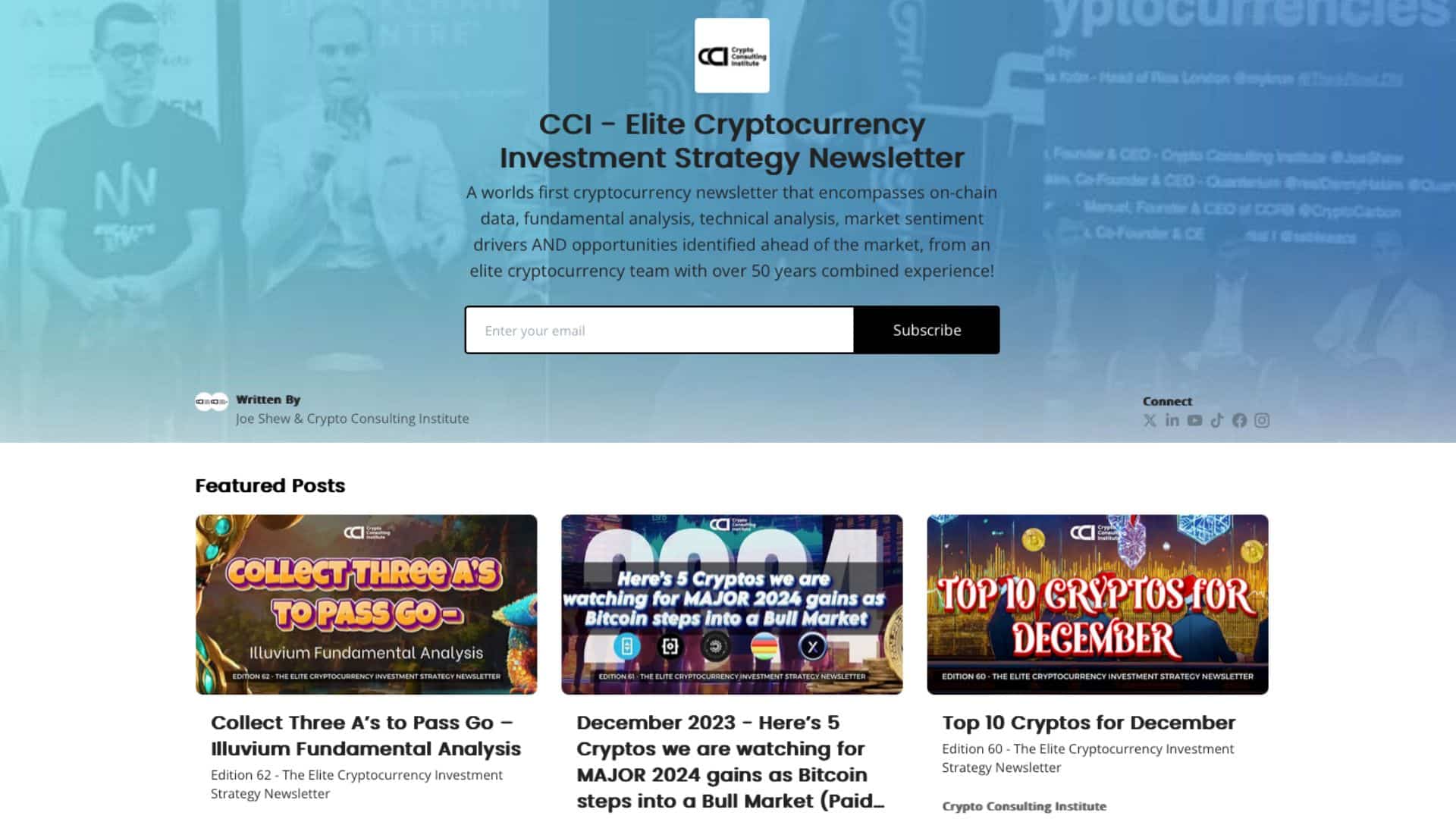 VIP Immersion - Crypto Consulting Institute